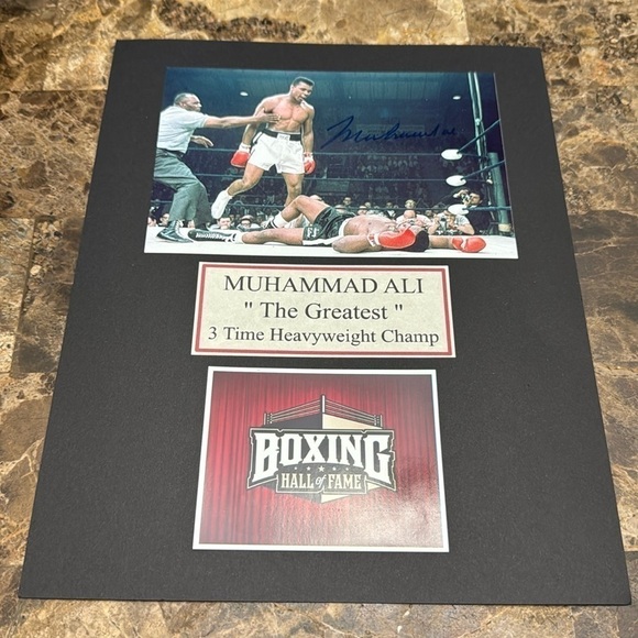 Undefined | Wall Decor | Muhammad Ali Autographed Photo | Poshmark